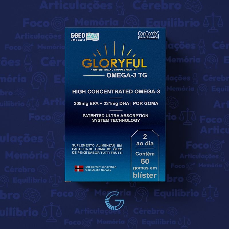 Gloryful Nutrition - GLORYFUL OMEGA-3 TG 60 GOMAS